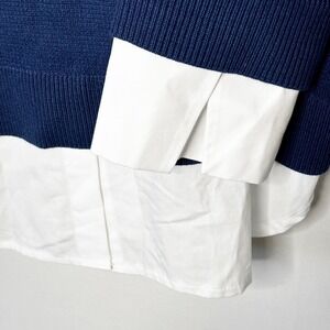 Maeve | Sweaters | Nwt Maeve Nyc Layered Look Sweater White Button Down ...